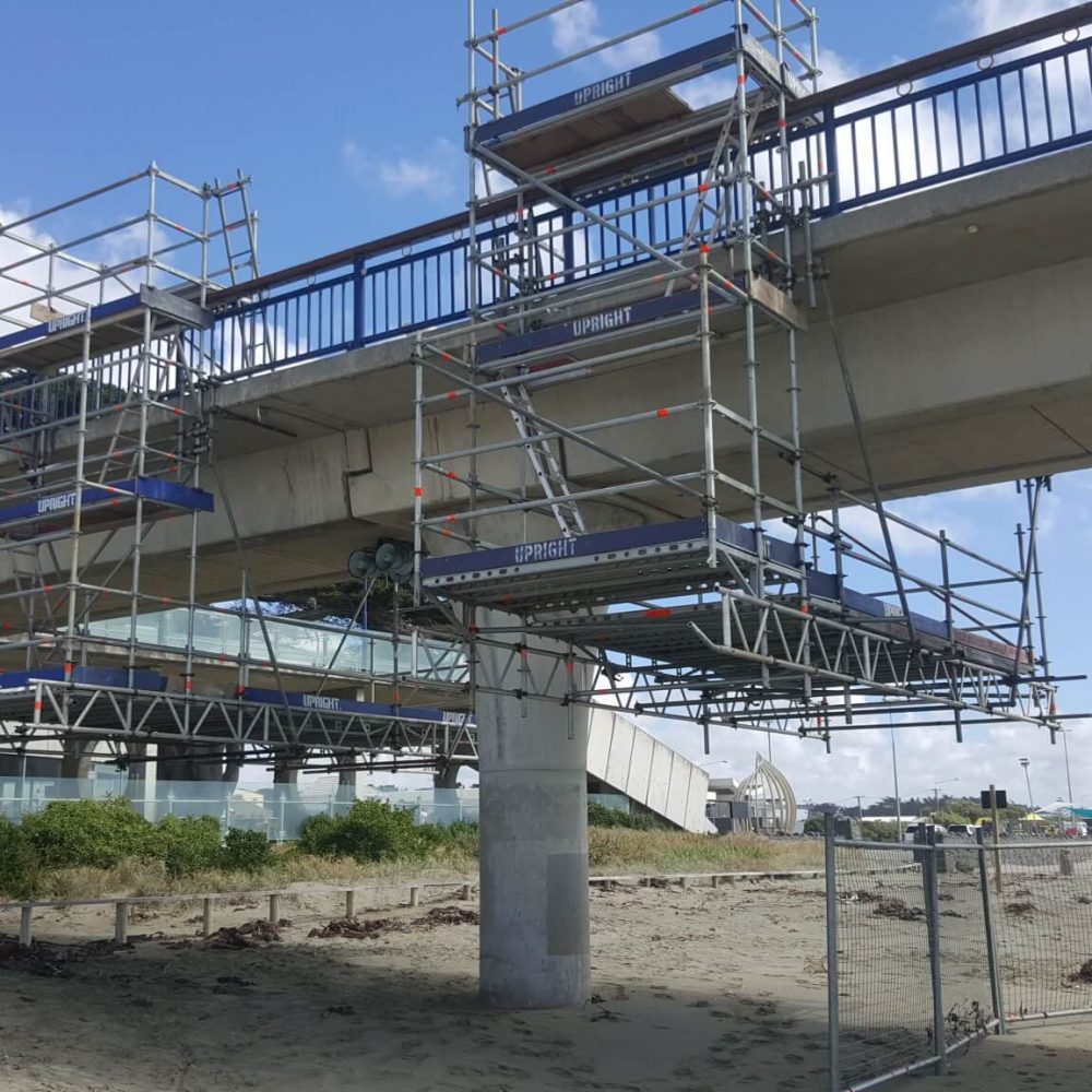 New Brighton Pier Case Study - Upright Scaffolding Christchurch
