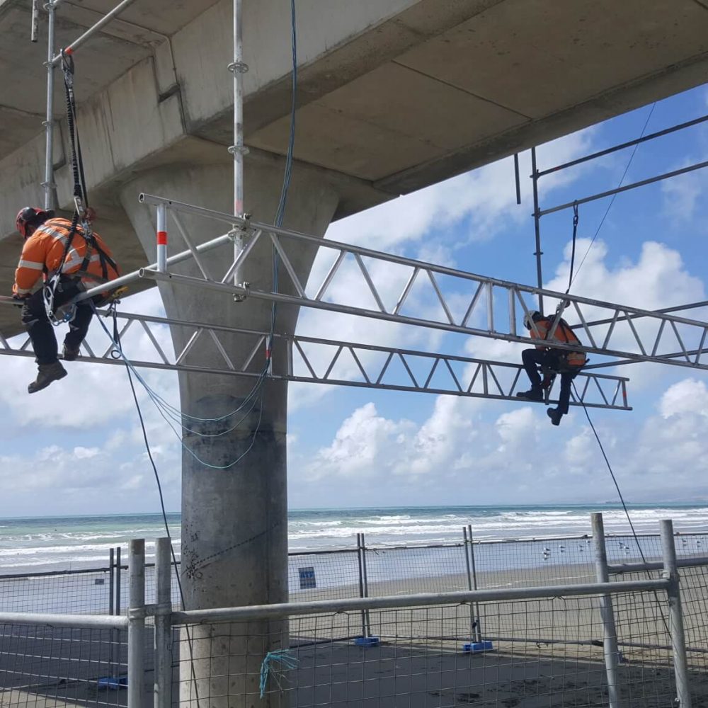 New Brighton Pier Case Study - Upright Scaffolding Christchurch