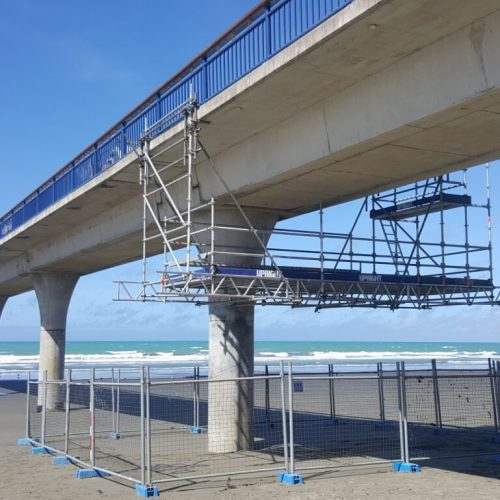 New Brighton Pier Case Study - Upright Scaffolding Christchurch